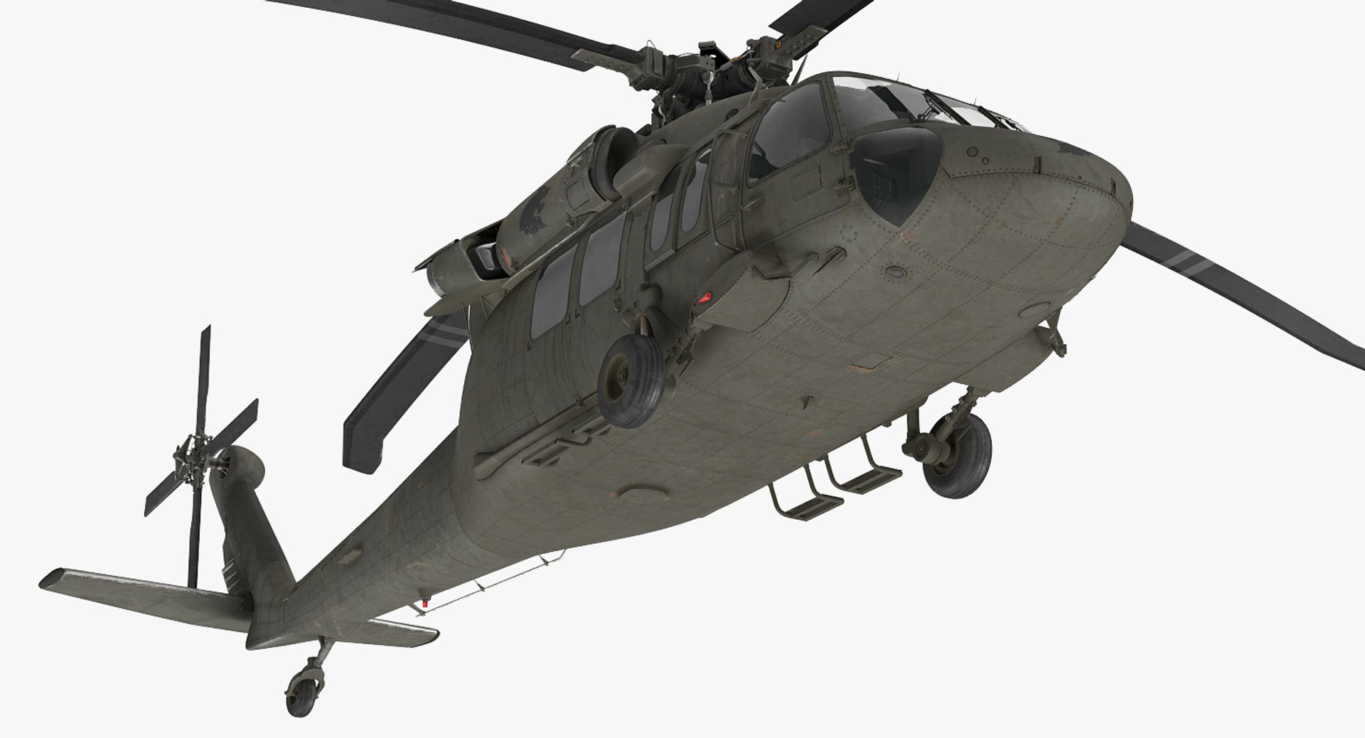 3d model sikorsky uh-60 black hawk