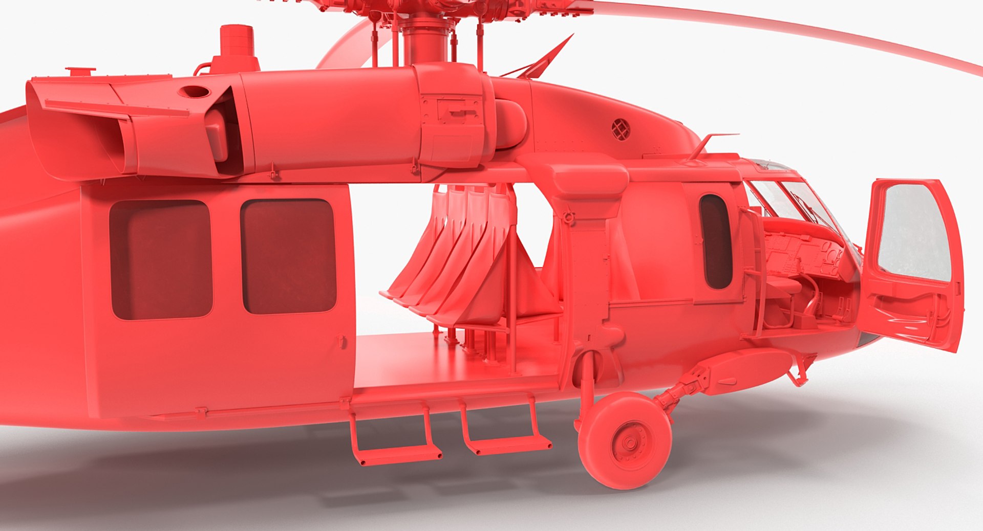 3d model sikorsky uh-60 black hawk