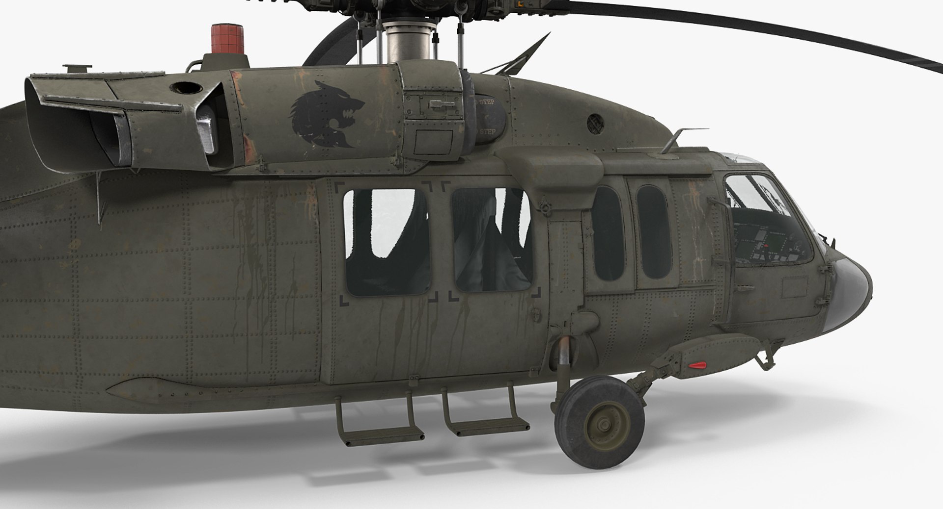 3d model sikorsky uh-60 black hawk