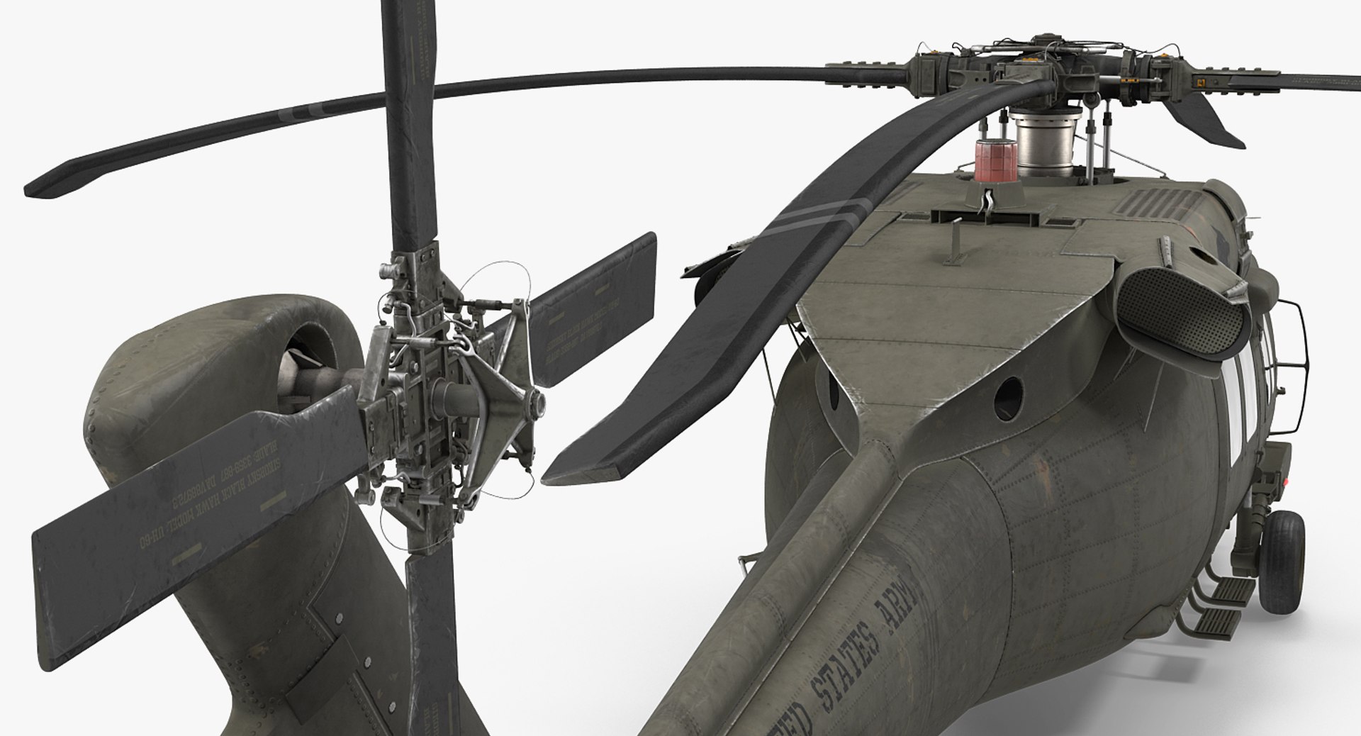 3d model sikorsky uh-60 black hawk