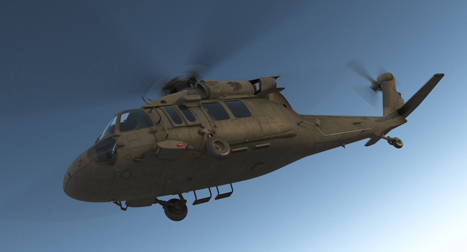 3d Model Sikorsky Uh-60 Black Hawk