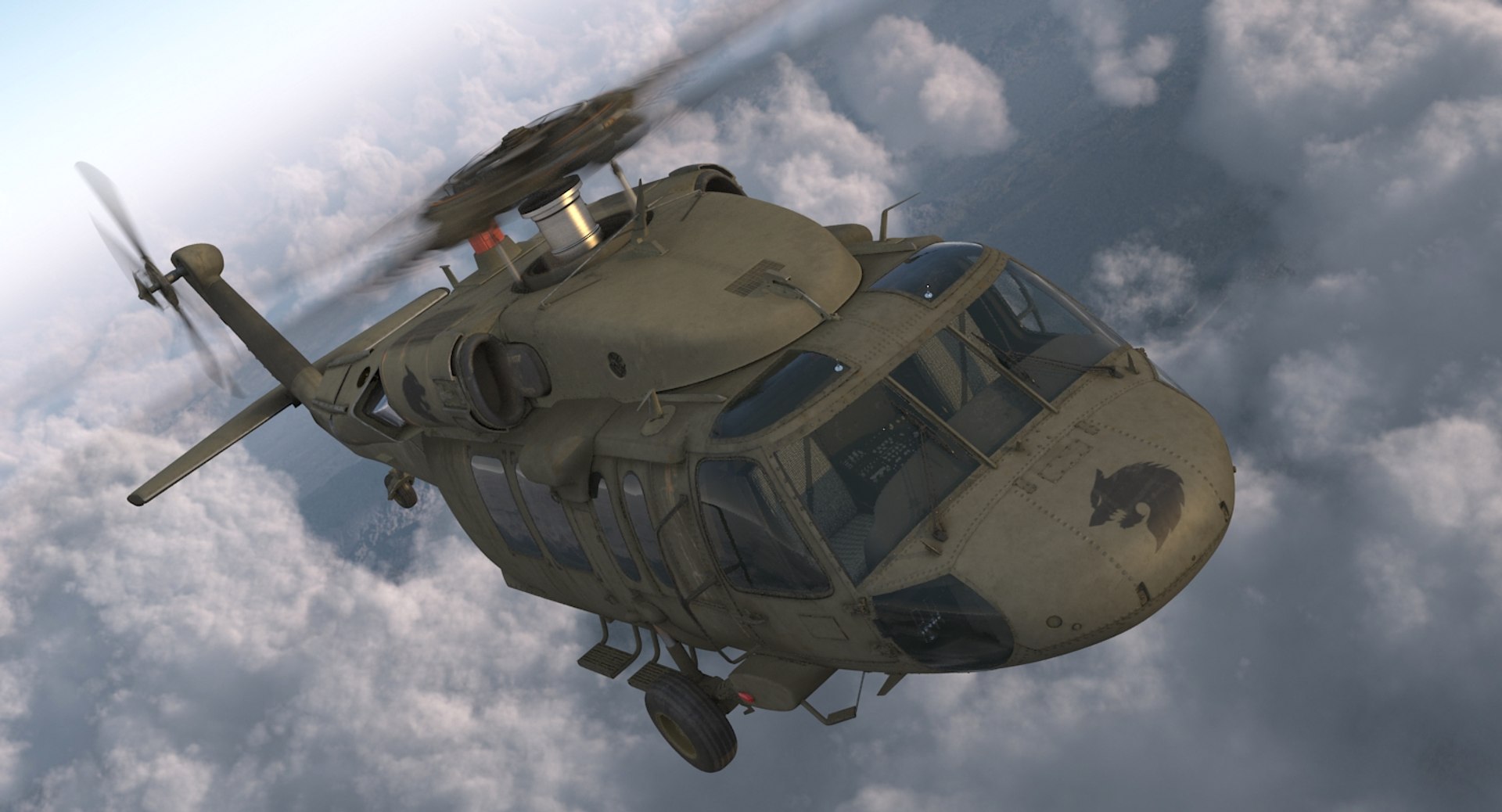 3d Model Sikorsky Uh-60 Black Hawk
