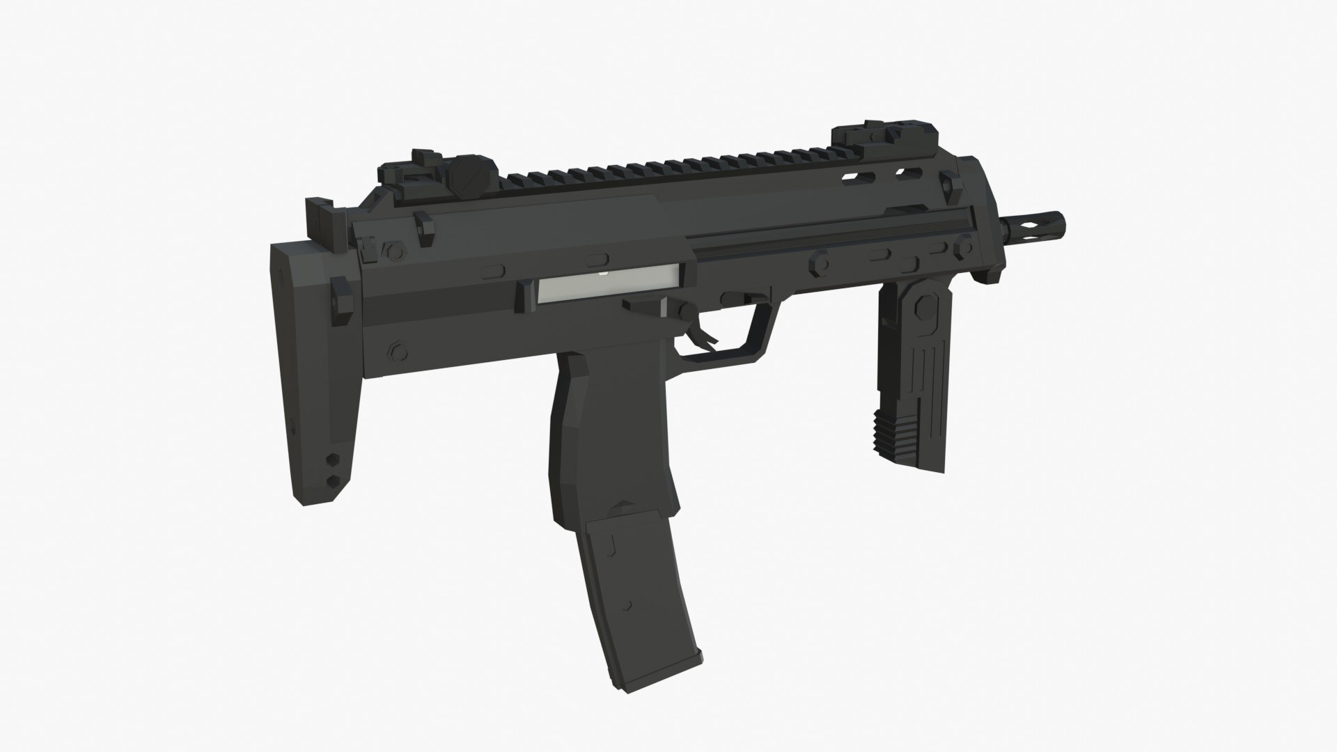 MP7 Submachine Gun 3D - TurboSquid 2230364