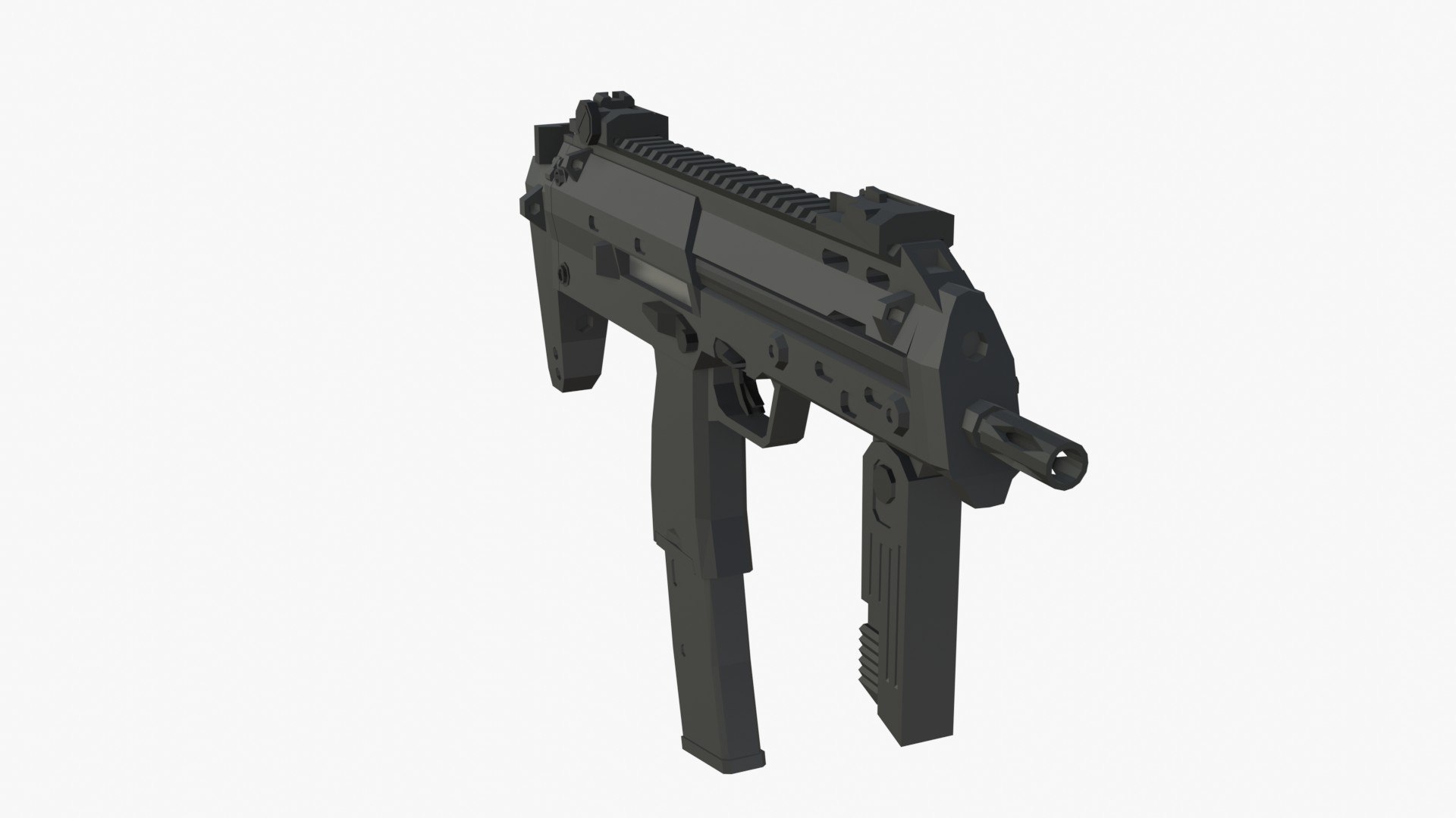 MP7 Submachine Gun 3D - TurboSquid 2230364