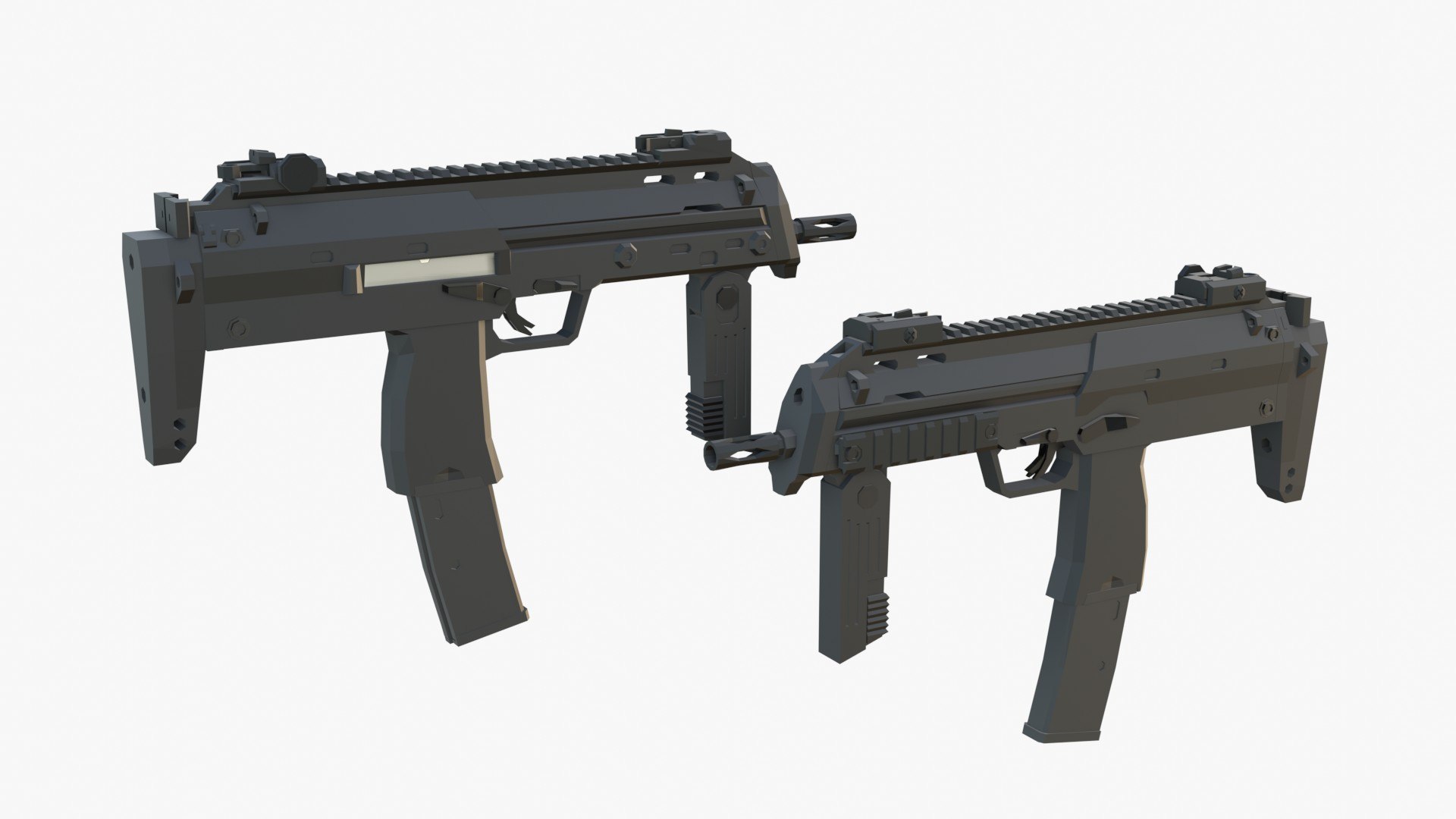 MP7 Submachine Gun 3D - TurboSquid 2230364