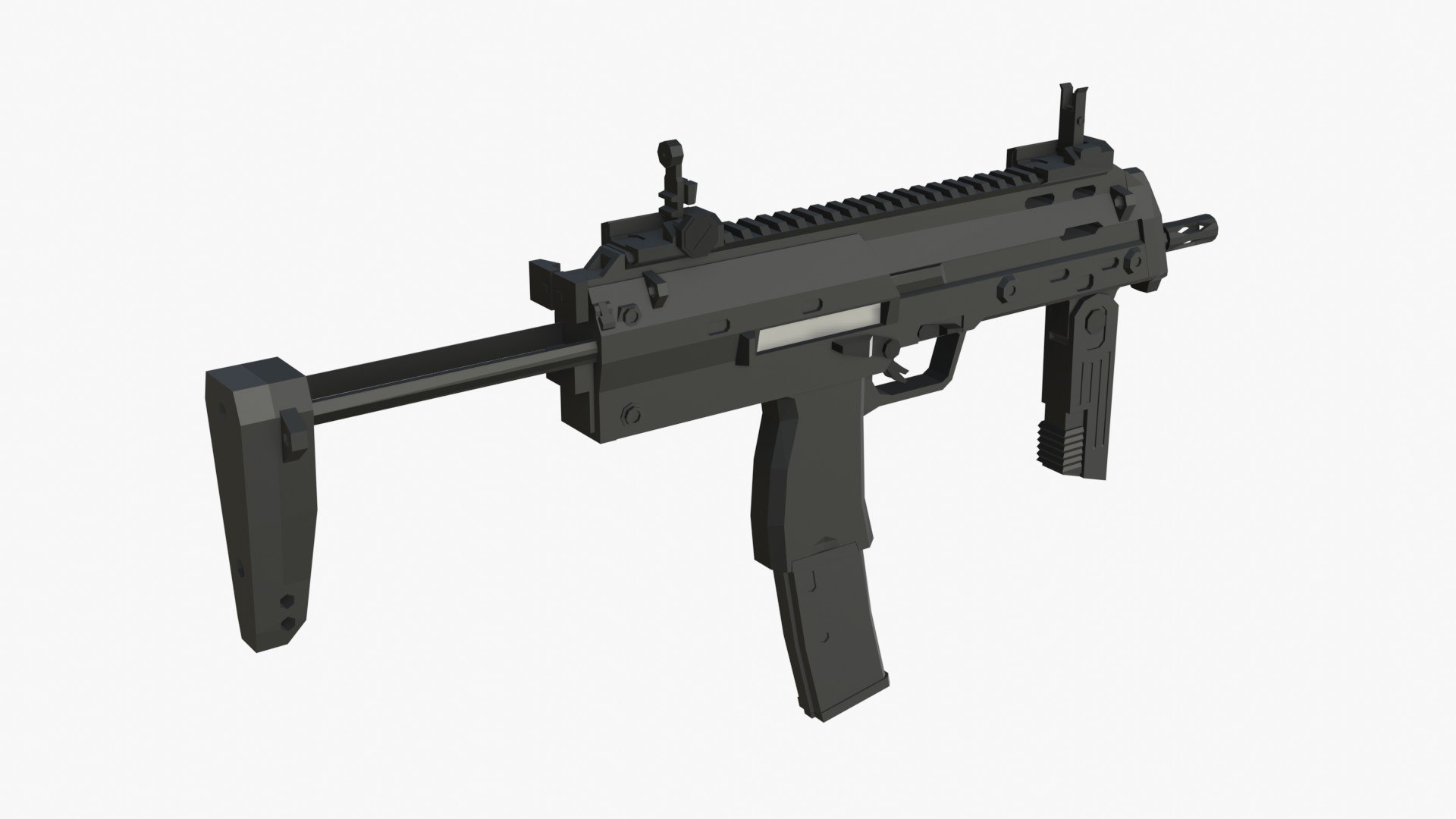 MP7 Submachine Gun 3D - TurboSquid 2230364