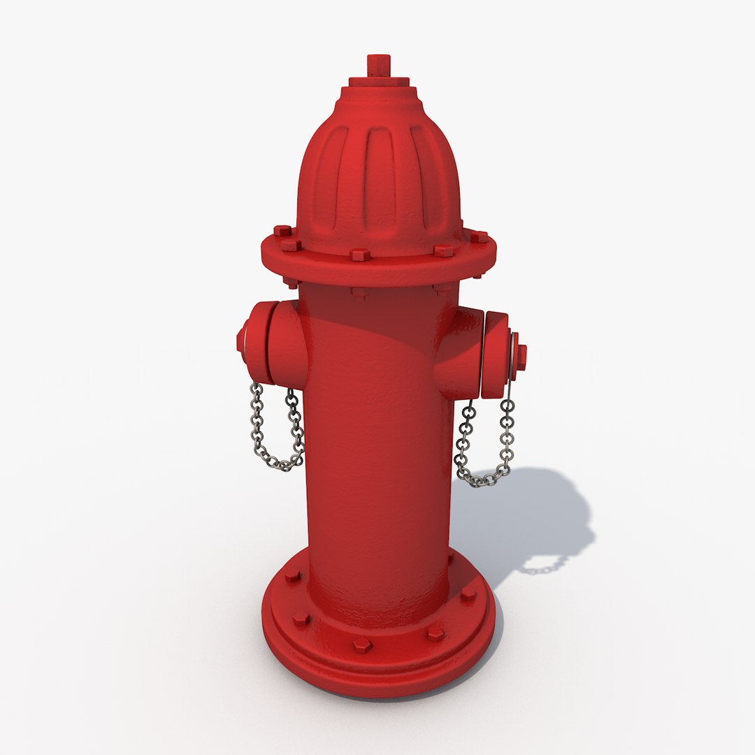 3d Model Of Hydrant Street Urban