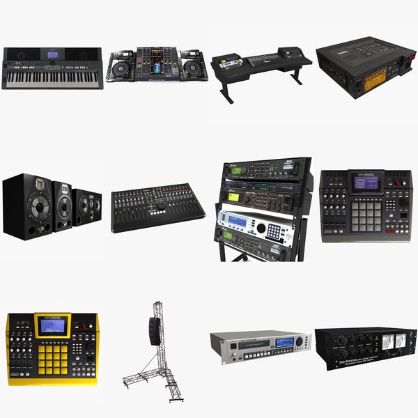 3d monitor krk model