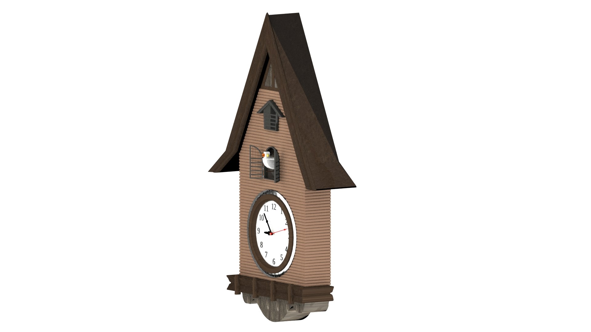 Cuckoo clock 3D model - TurboSquid 1719355