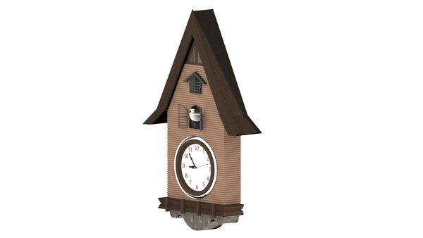Cuckoo clock 3D model - TurboSquid 1719355