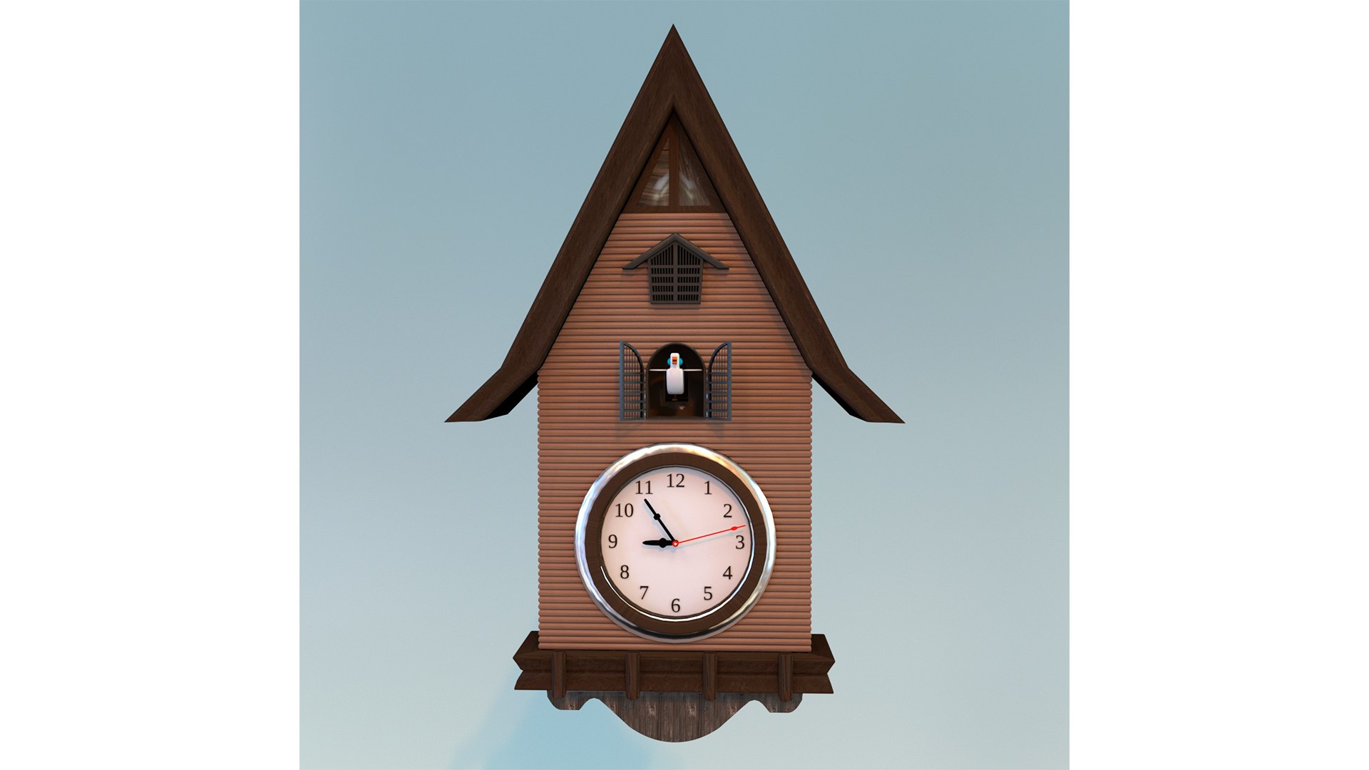 Cuckoo clock 3D model - TurboSquid 1719355