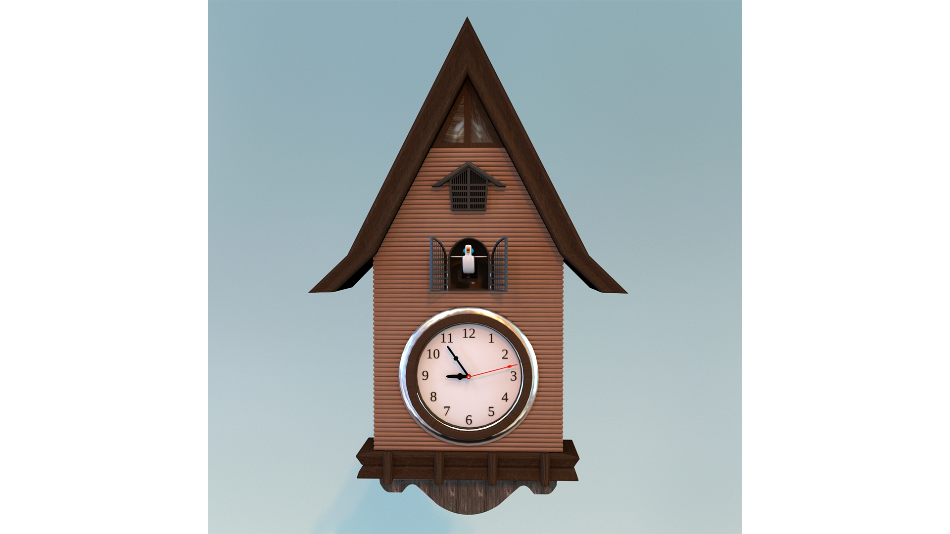 Cuckoo clock 3D-Modell - TurboSquid 1719355