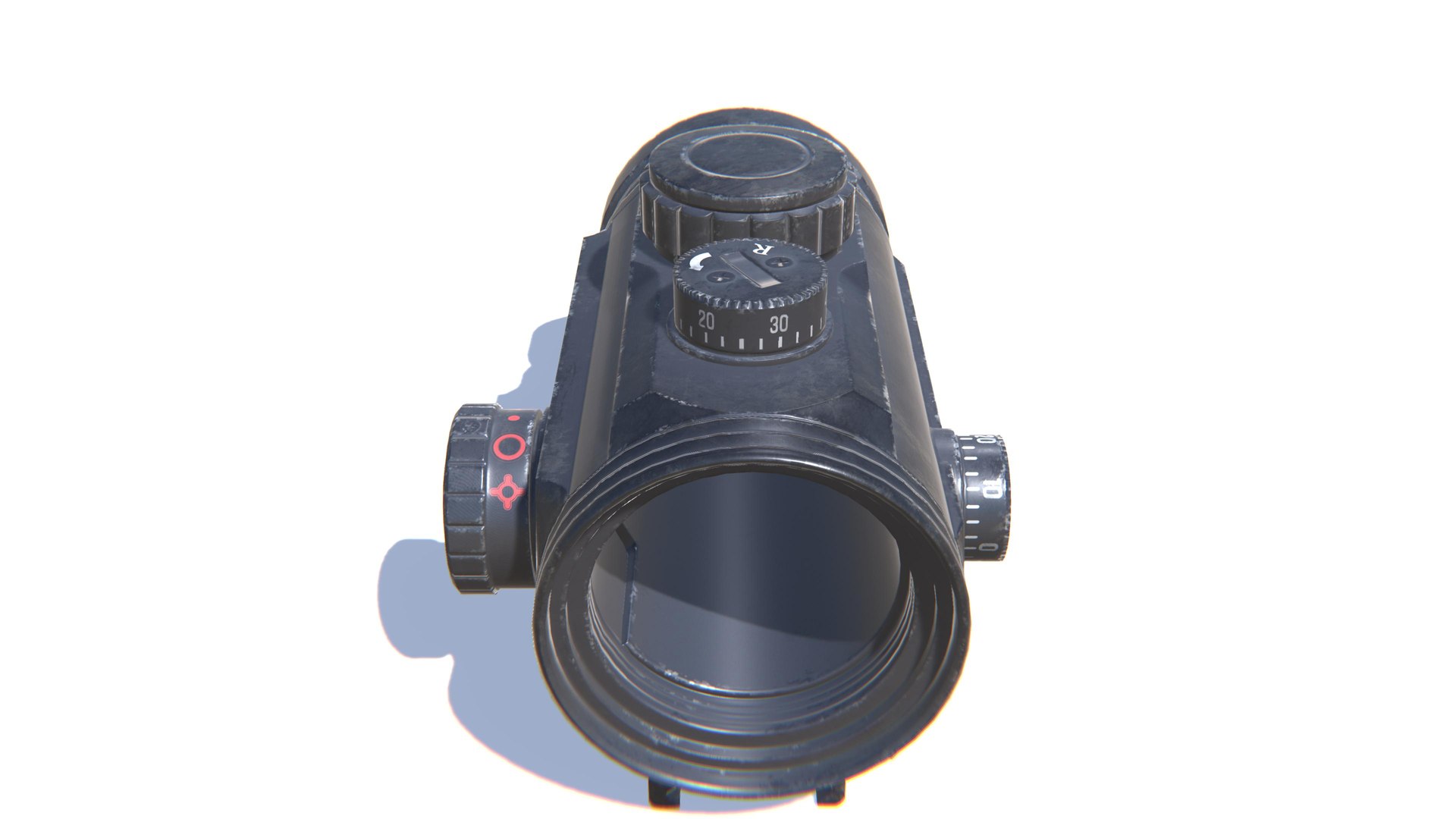 Tactical Collimator Sight 1 Low-poly 3D Model - TurboSquid 1800767
