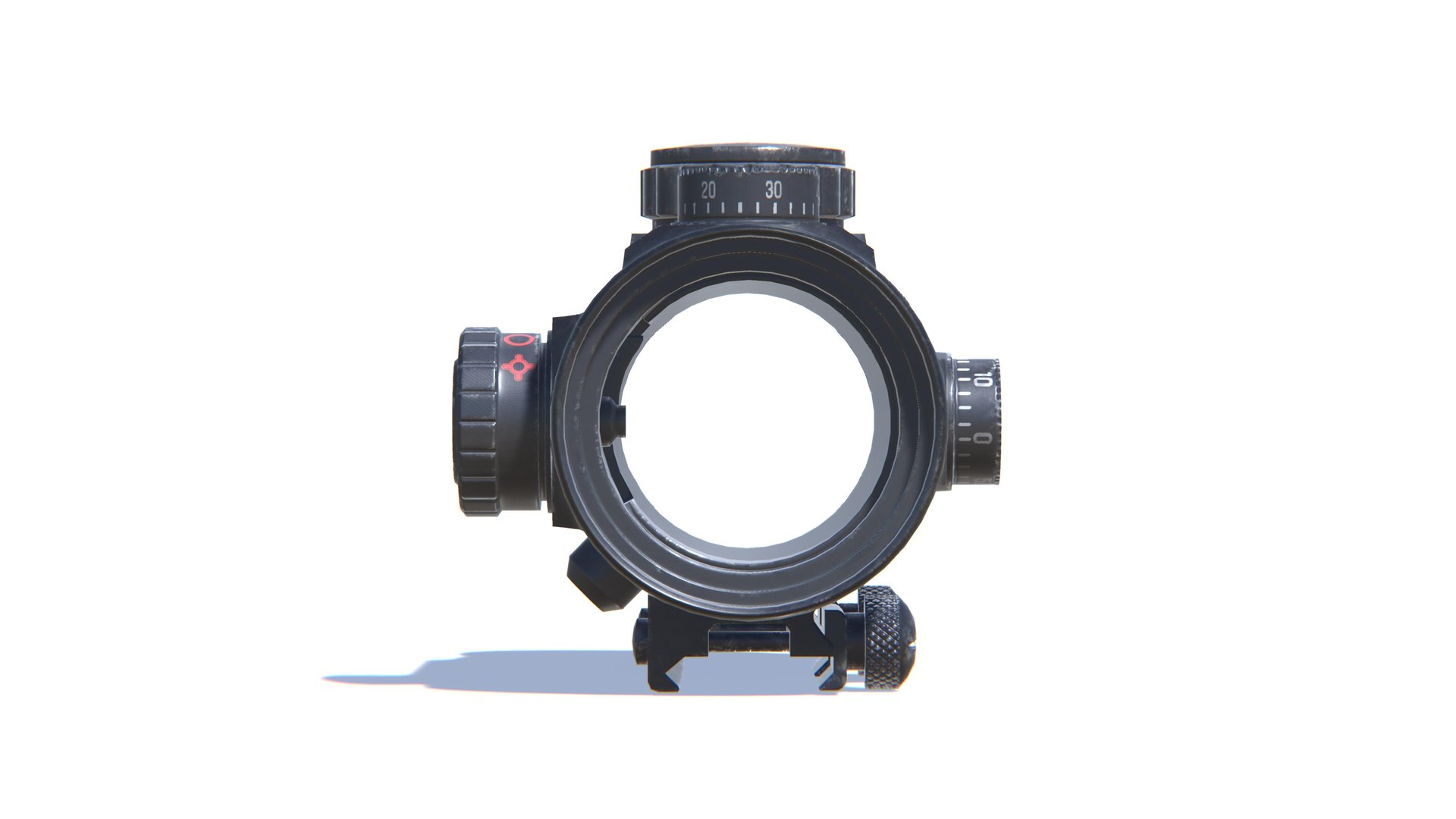 Tactical Collimator Sight 1 Low-poly 3D Model - TurboSquid 1800767