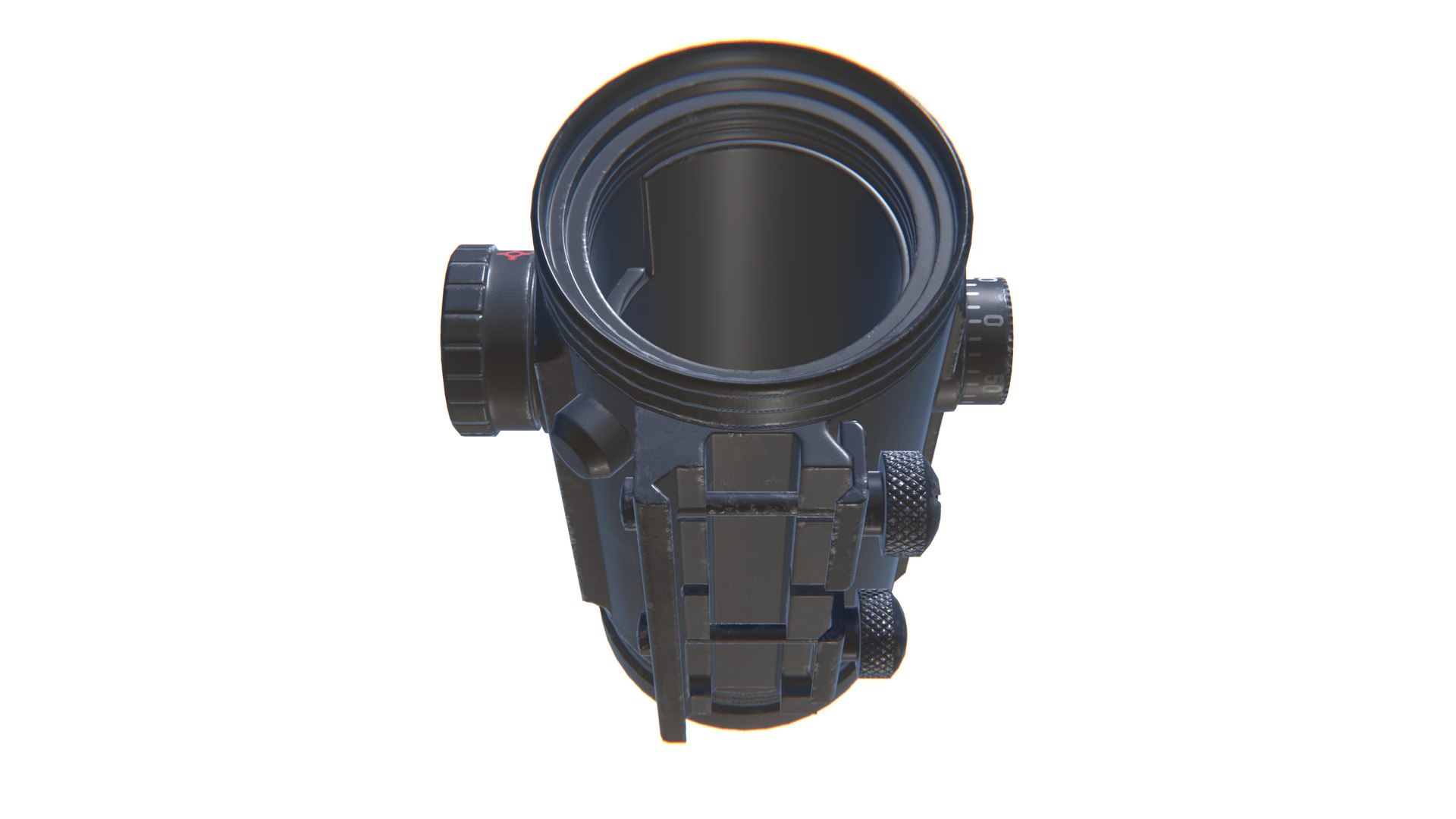 Tactical Collimator Sight 1 Low-poly 3D Model - TurboSquid 1800767