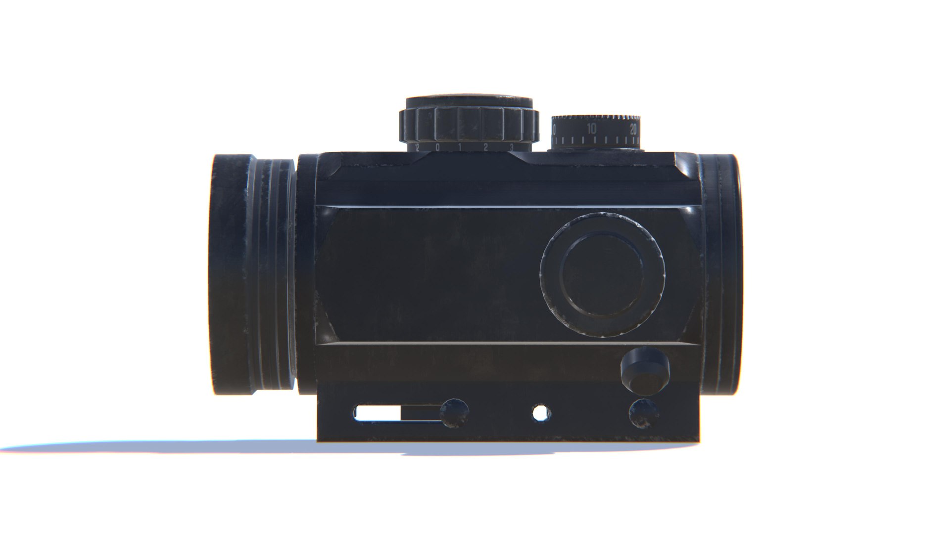 Tactical Collimator Sight 1 Low-poly 3D Model - TurboSquid 1800767