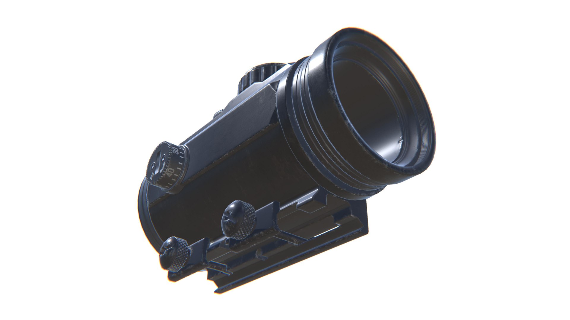 Tactical Collimator Sight 1 Low-poly 3D Model - TurboSquid 1800767