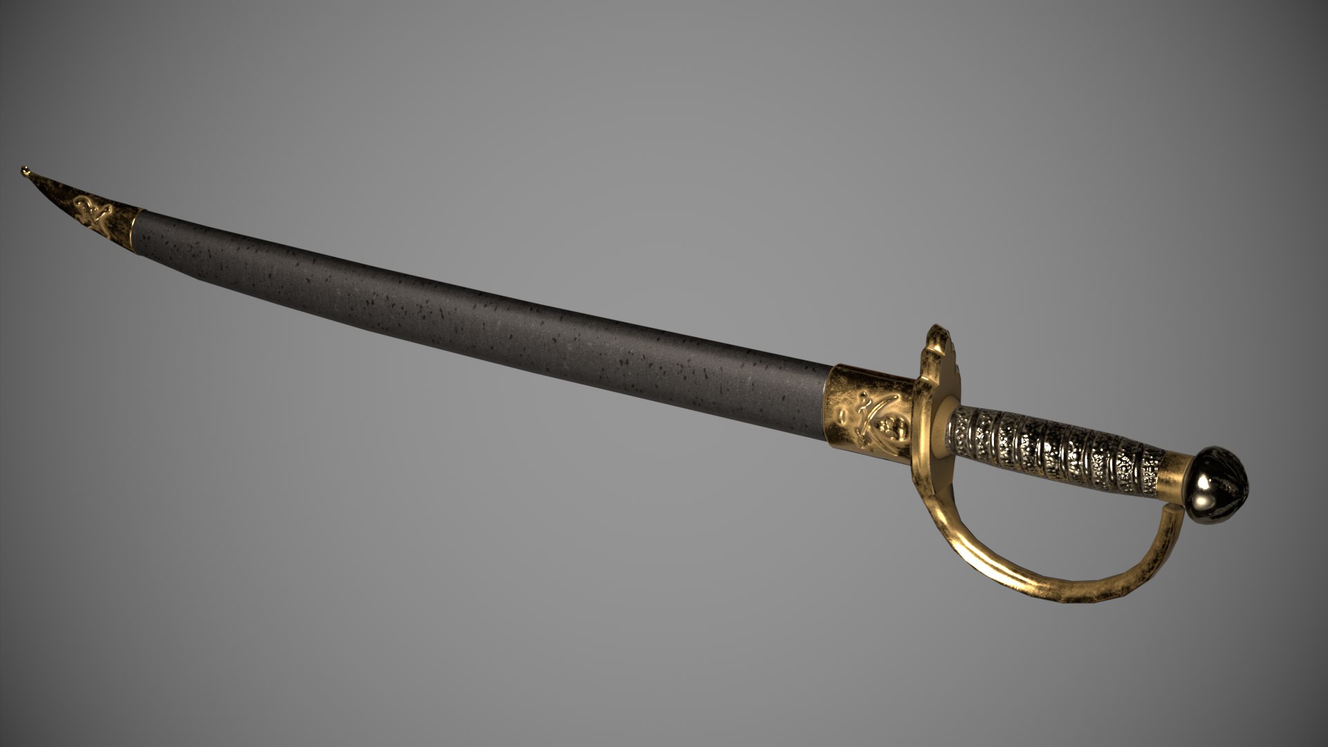 3D Model Pirates Sword - TurboSquid 2021410
