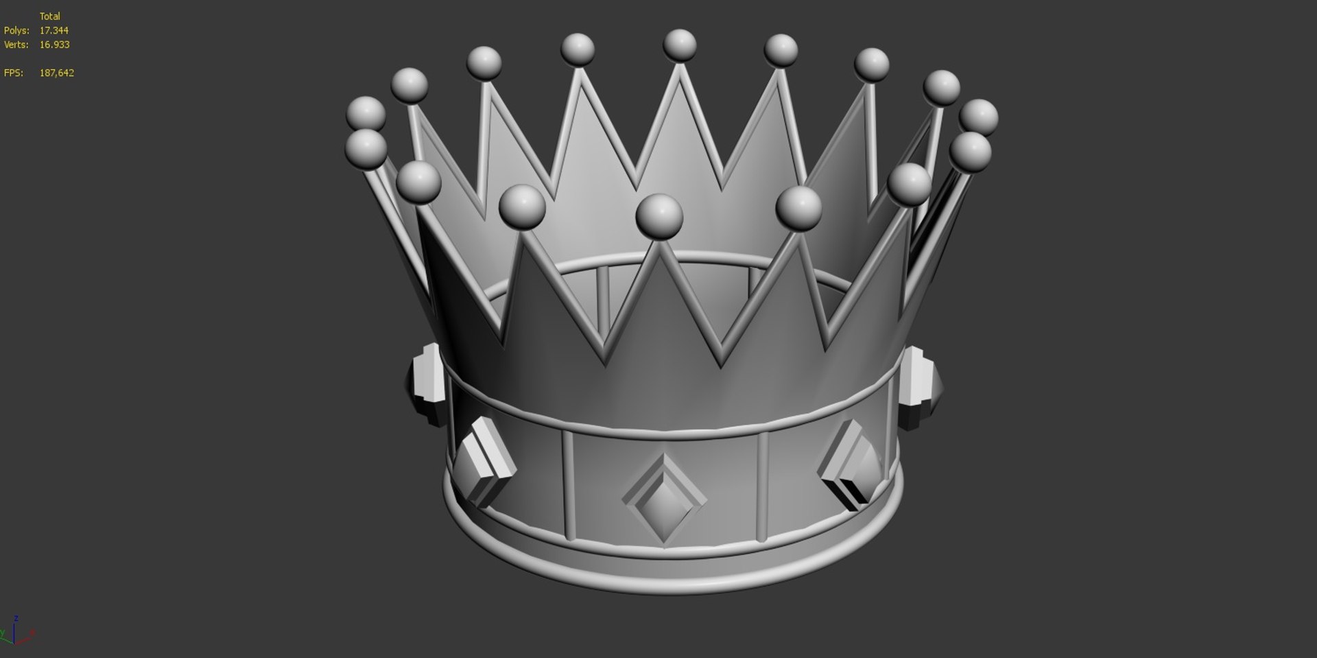 Crown King Print 3D Model - TurboSquid 1625141