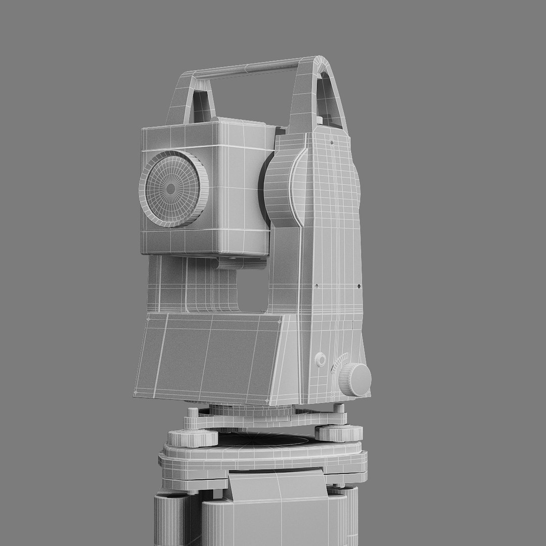 3d Leica Tc 407 Total