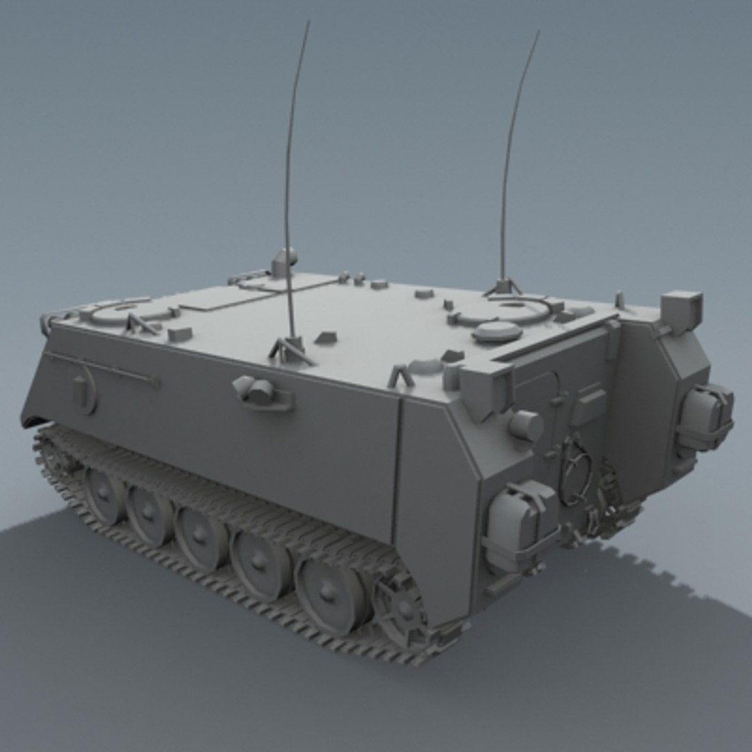 M113 Ambulance 3d Model