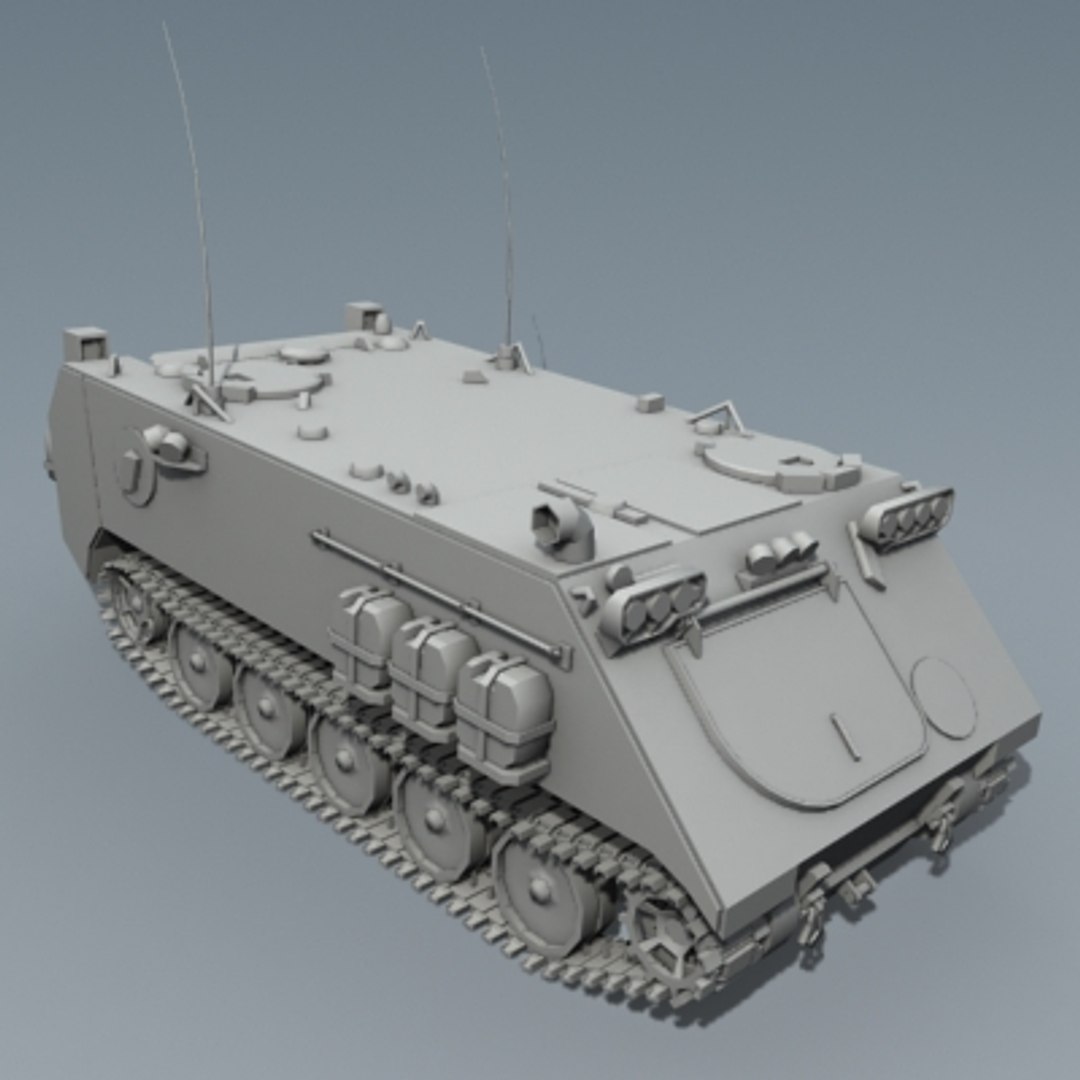 M113 Ambulance 3d Model