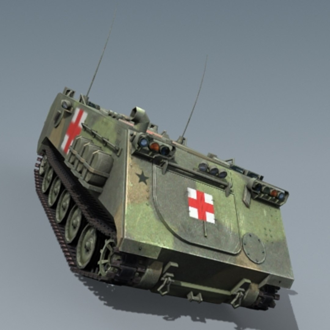 M113 Ambulance 3d Model
