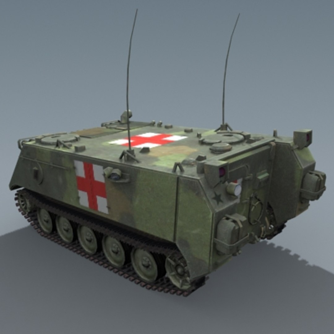 M113 Ambulance 3d Model