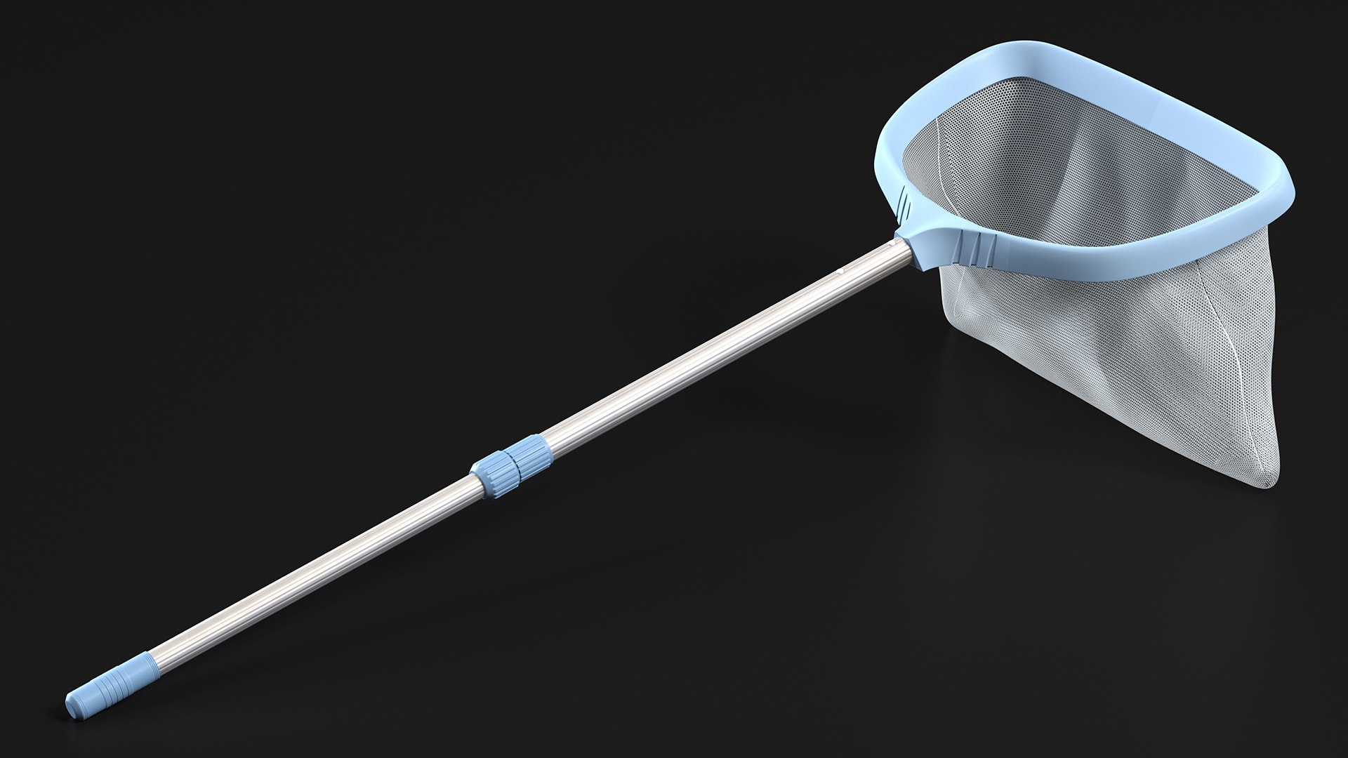 3D Pool Leaf Skimmer Net with Handle - TurboSquid 1966191