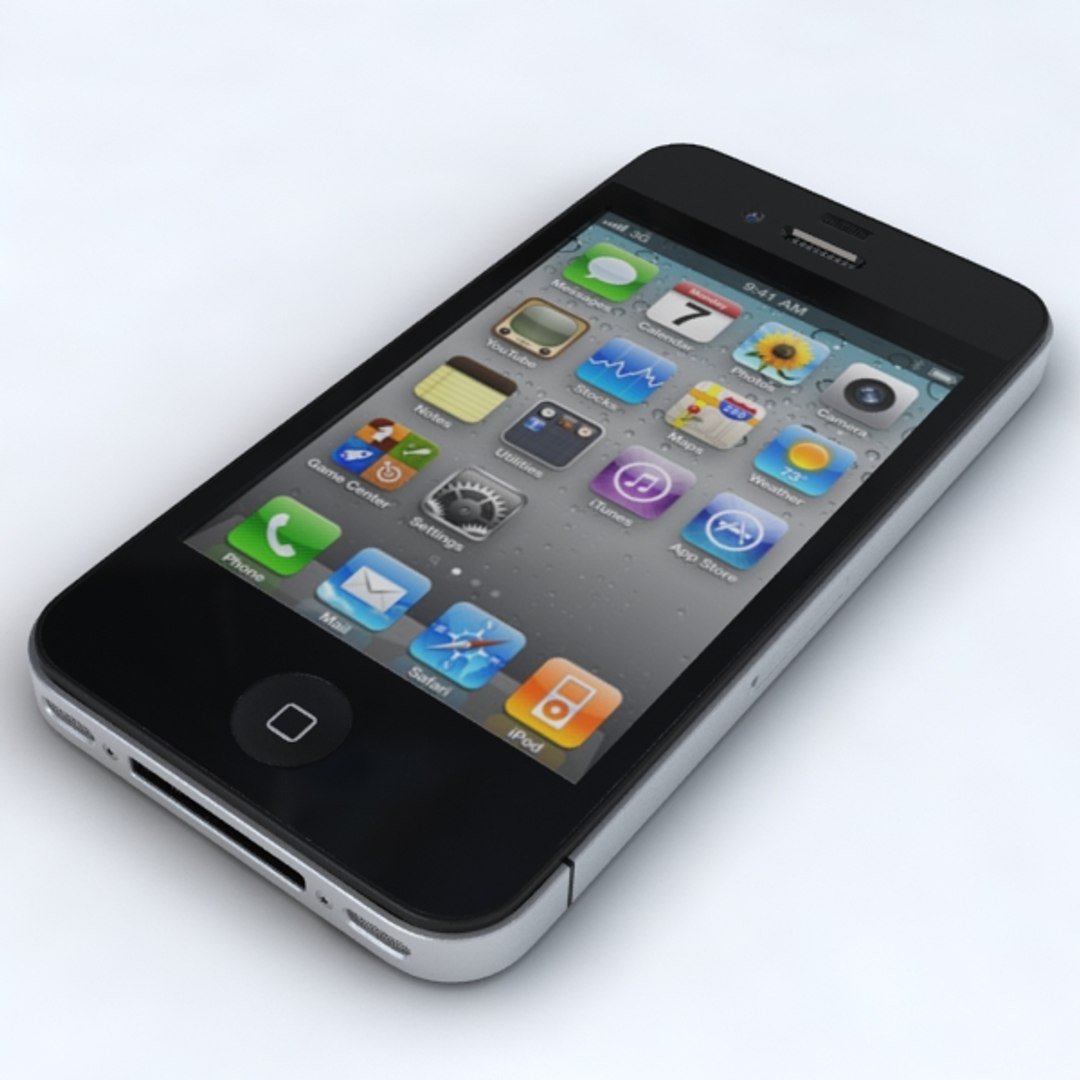3d apple iphone 4 4s