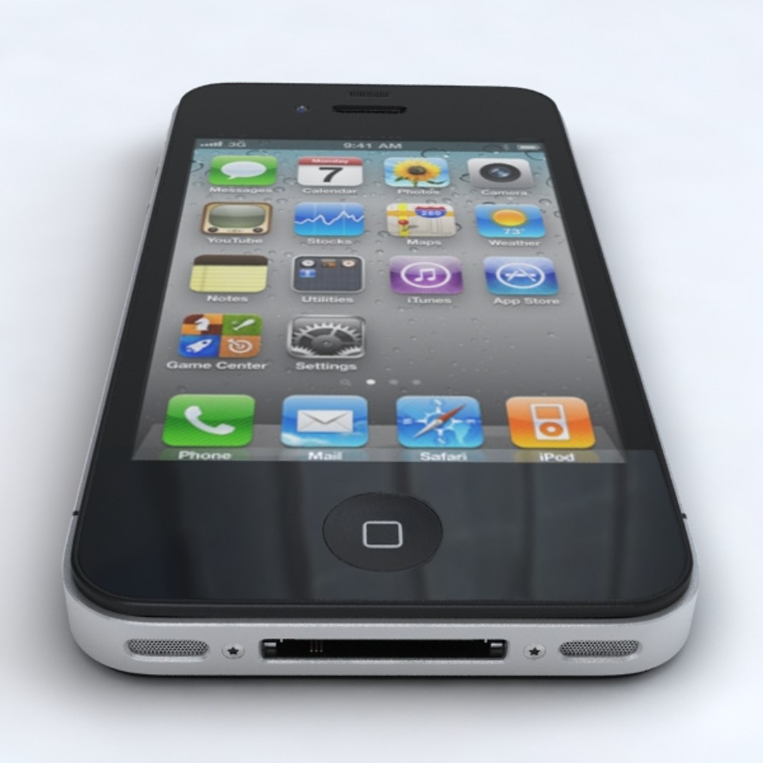 3d apple iphone 4 4s