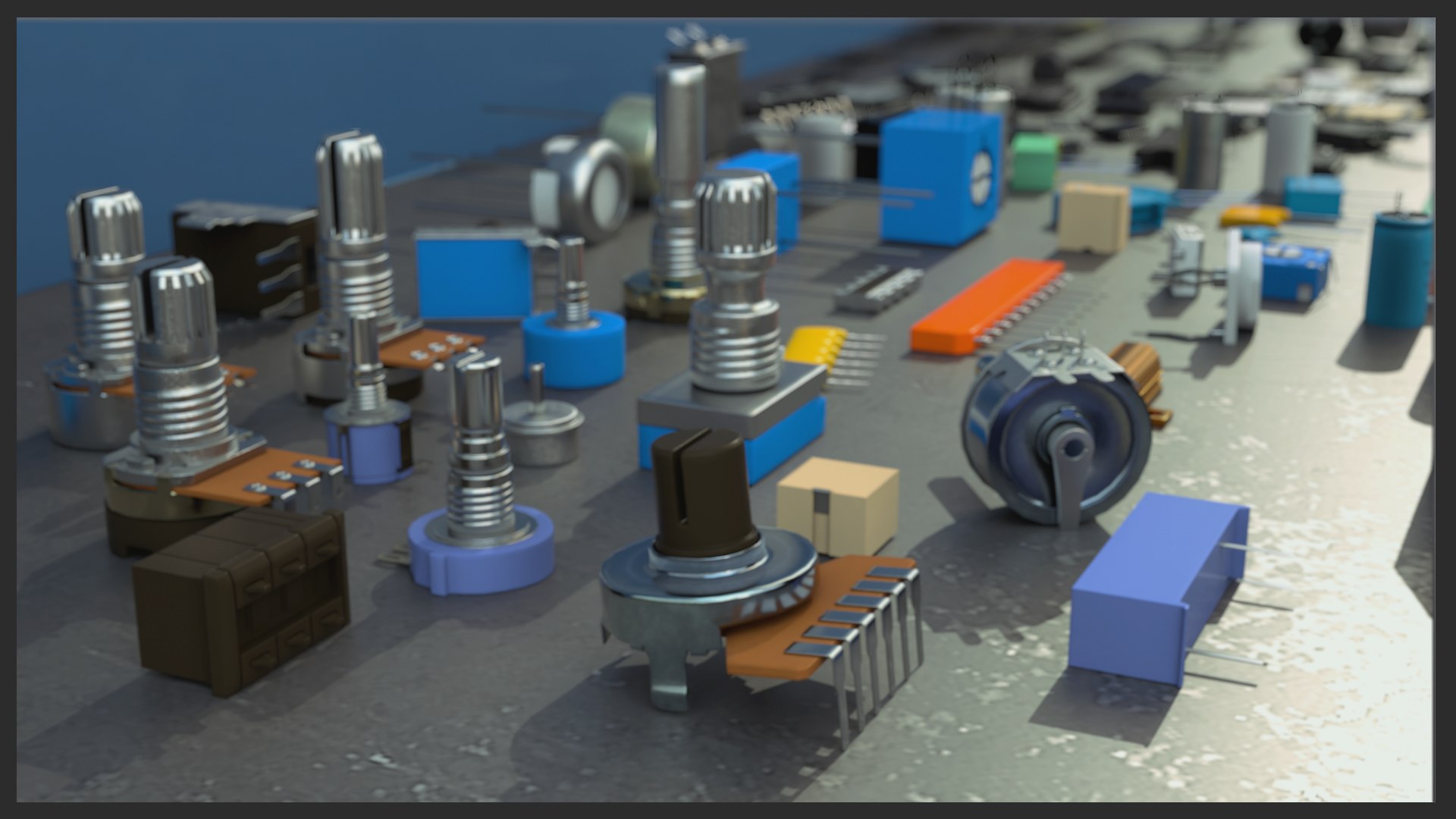 3D Chip Elements Condenser - TurboSquid 1658051