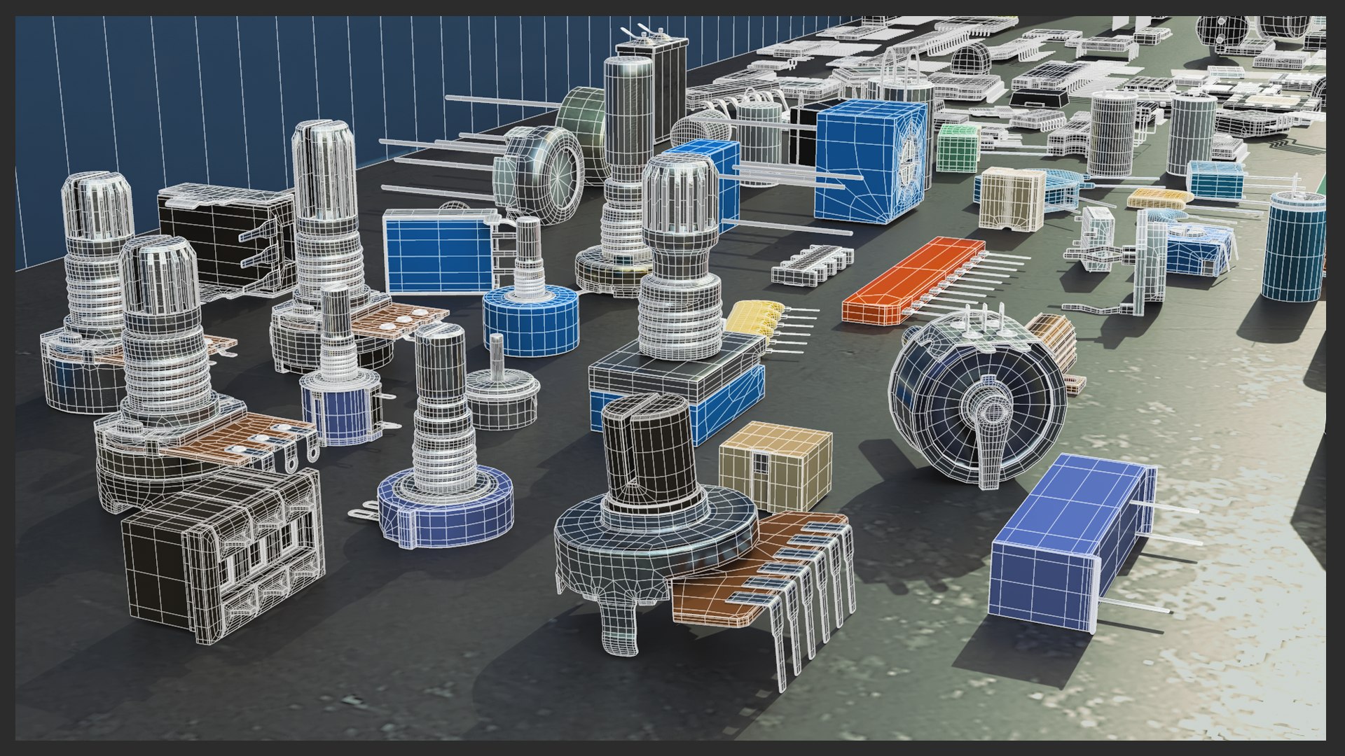 3D Chip Elements Condenser - TurboSquid 1658051