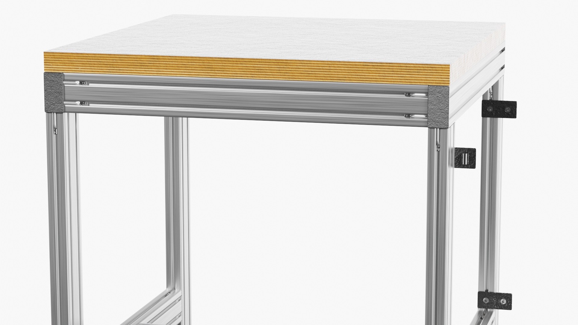 Modern Aluminium Profile Workbench Table For Industrial Facility 3D ...