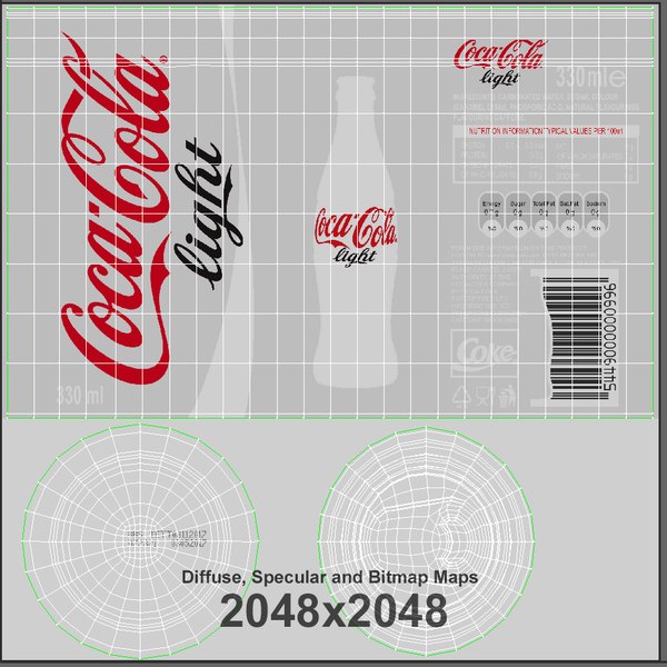 3D coca-cola set coca cola model - TurboSquid 1195581