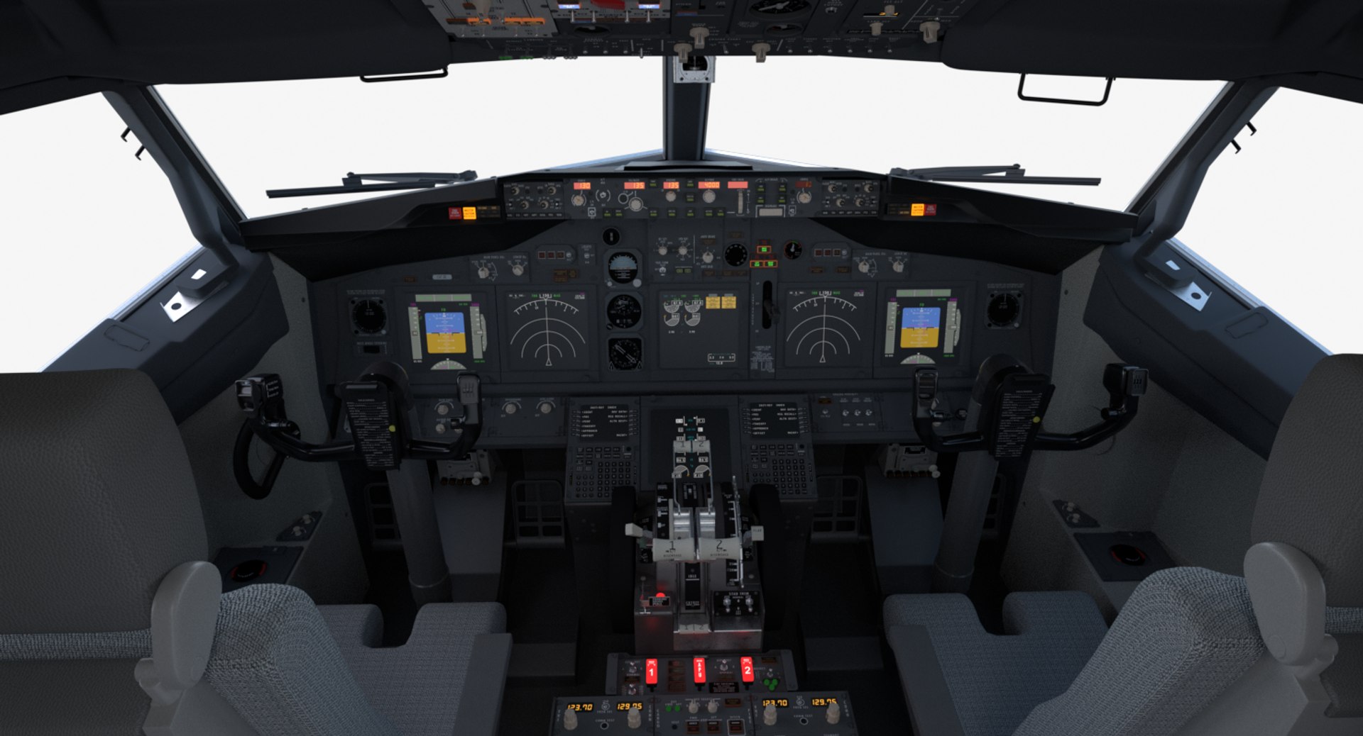 3d Boeing 737 Cockpit