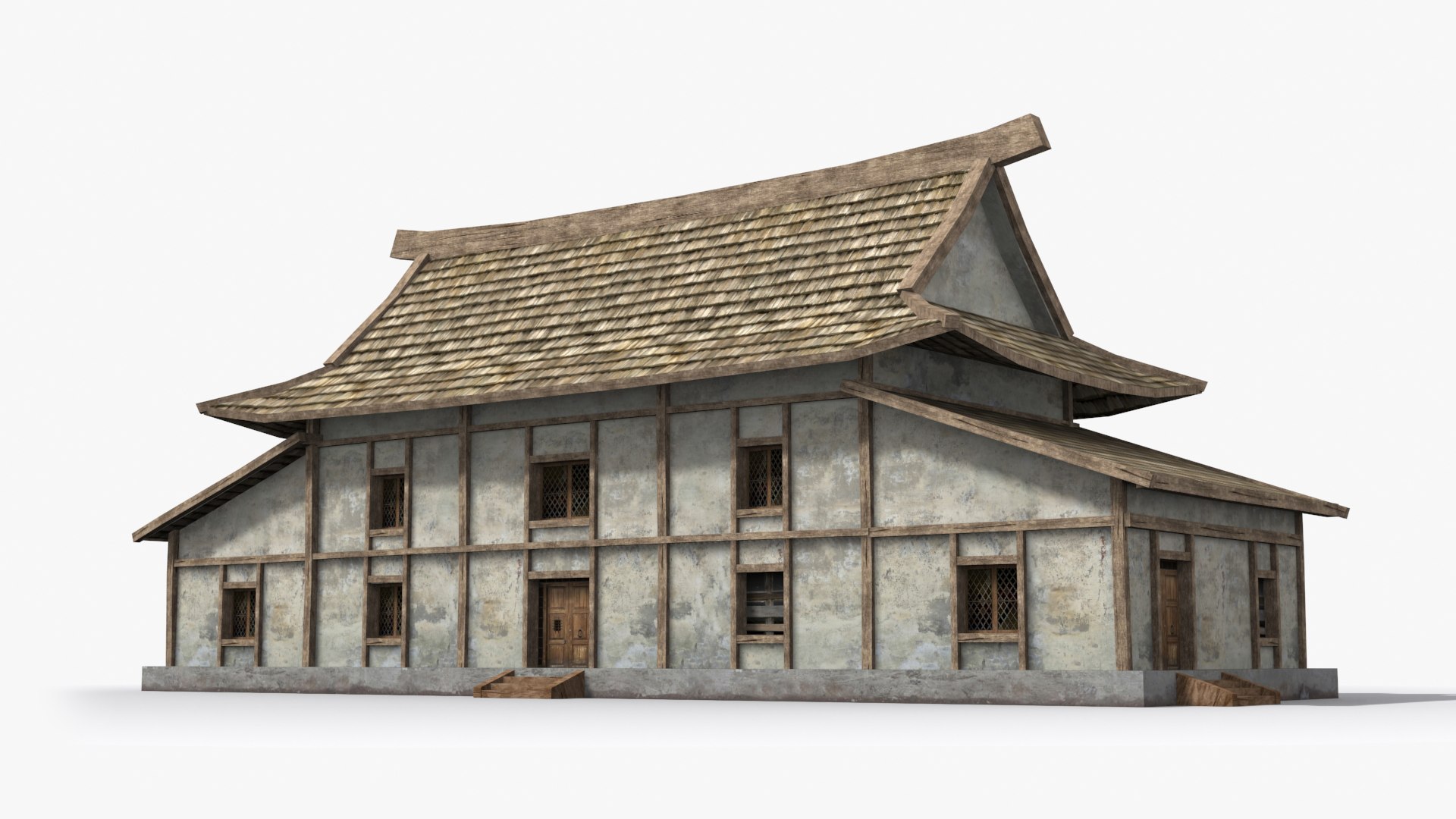 3D Ancient House X1 Model - TurboSquid 1941121