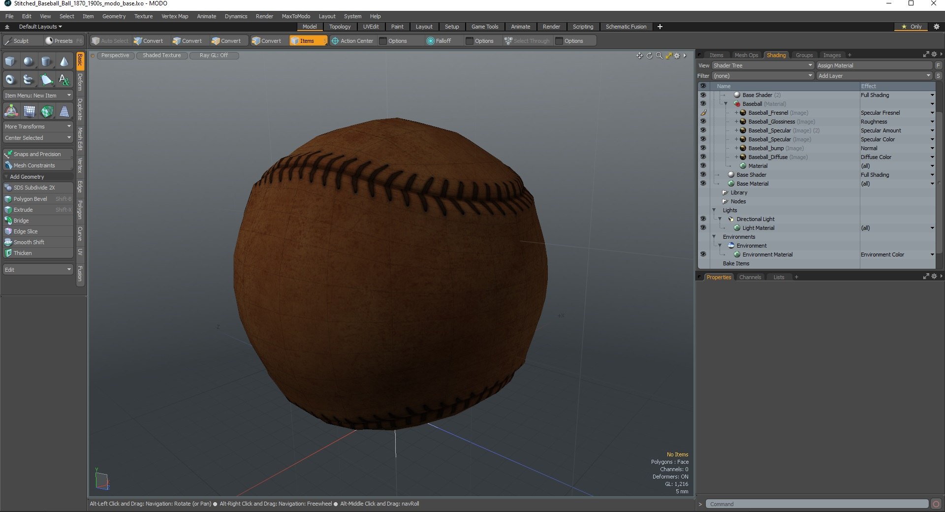 Stitched Baseball Ball 1870-1900s 3D - TurboSquid 2071663