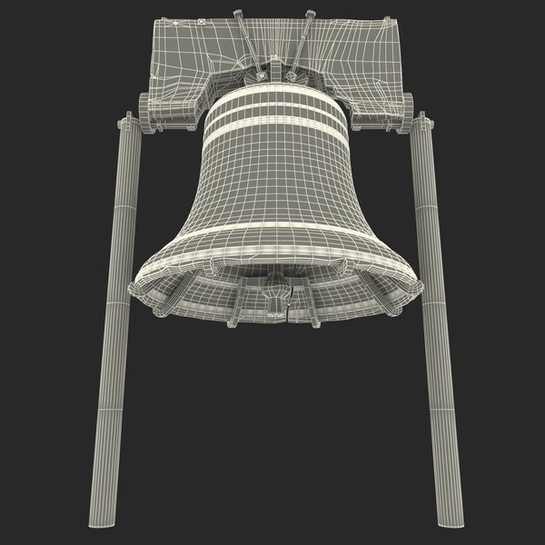 liberty bell 3d obj