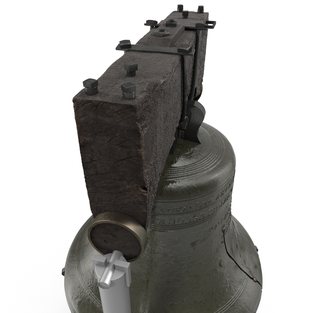 liberty bell 3d obj