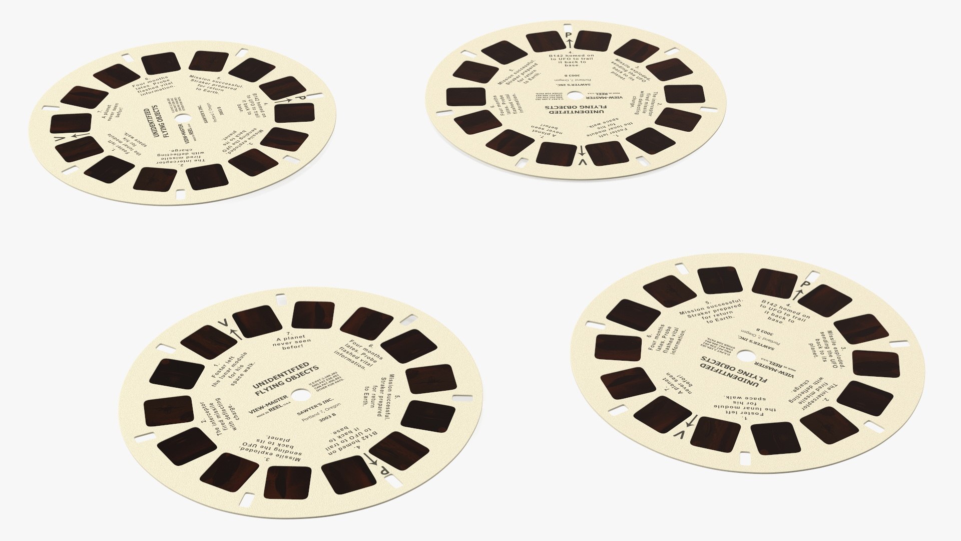 Vintage View-Master Reel 3D Model - TurboSquid 2215322