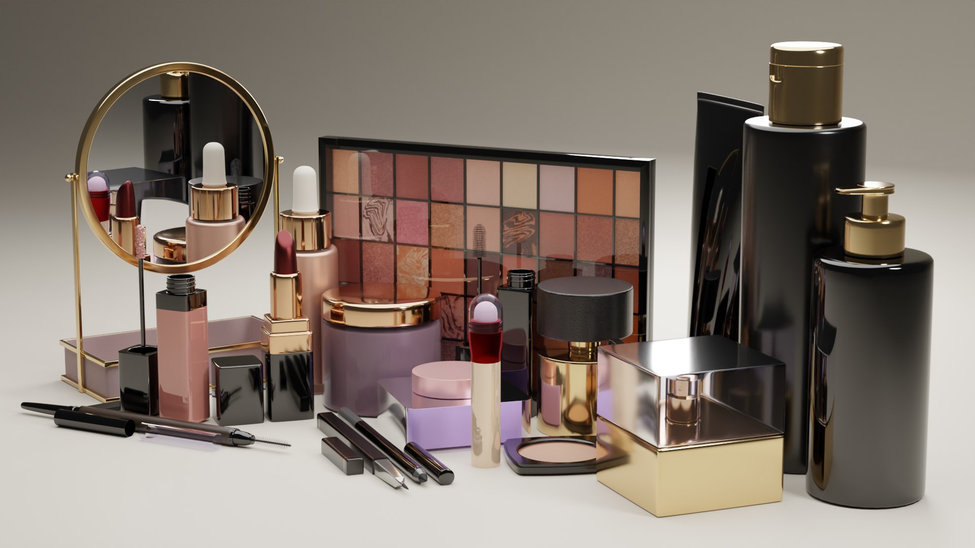 Cosmetic Collection 3D Model 3D Model - TurboSquid 1996648