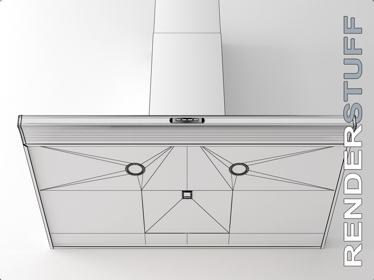 3d Model Extractor Hoods Kitchen