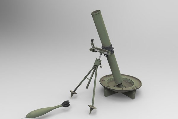 120mm Mortar 3D Models for Download | TurboSquid