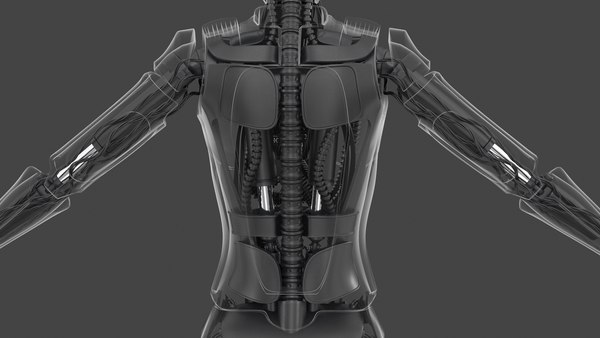 3D female cyborg robot rig - TurboSquid 1642644