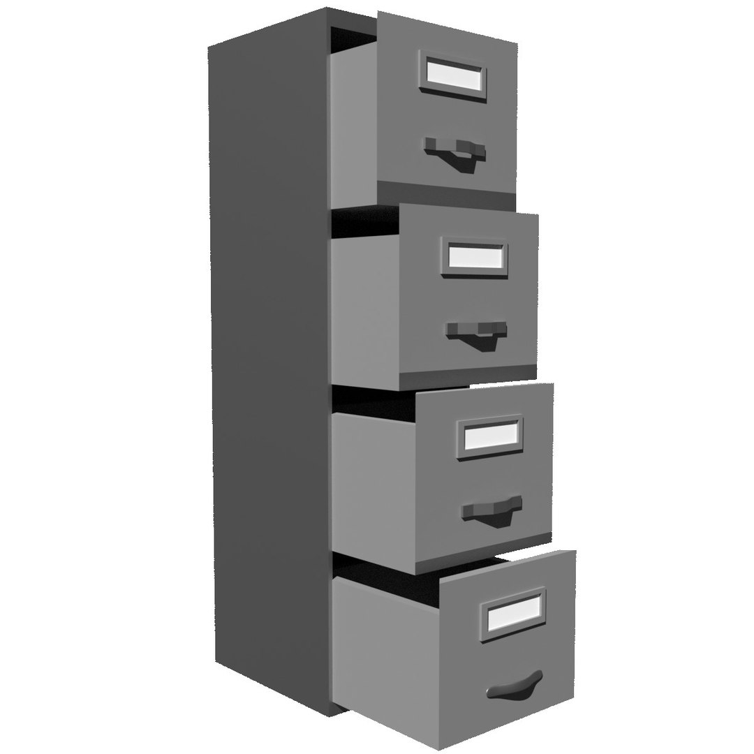 3D File Cabinet - TurboSquid 1975349
