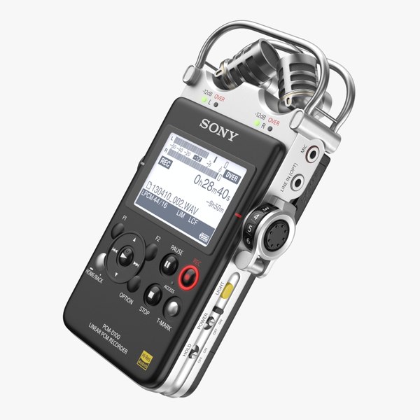3D sony pcm d-100 recorder model - TurboSquid 1392803