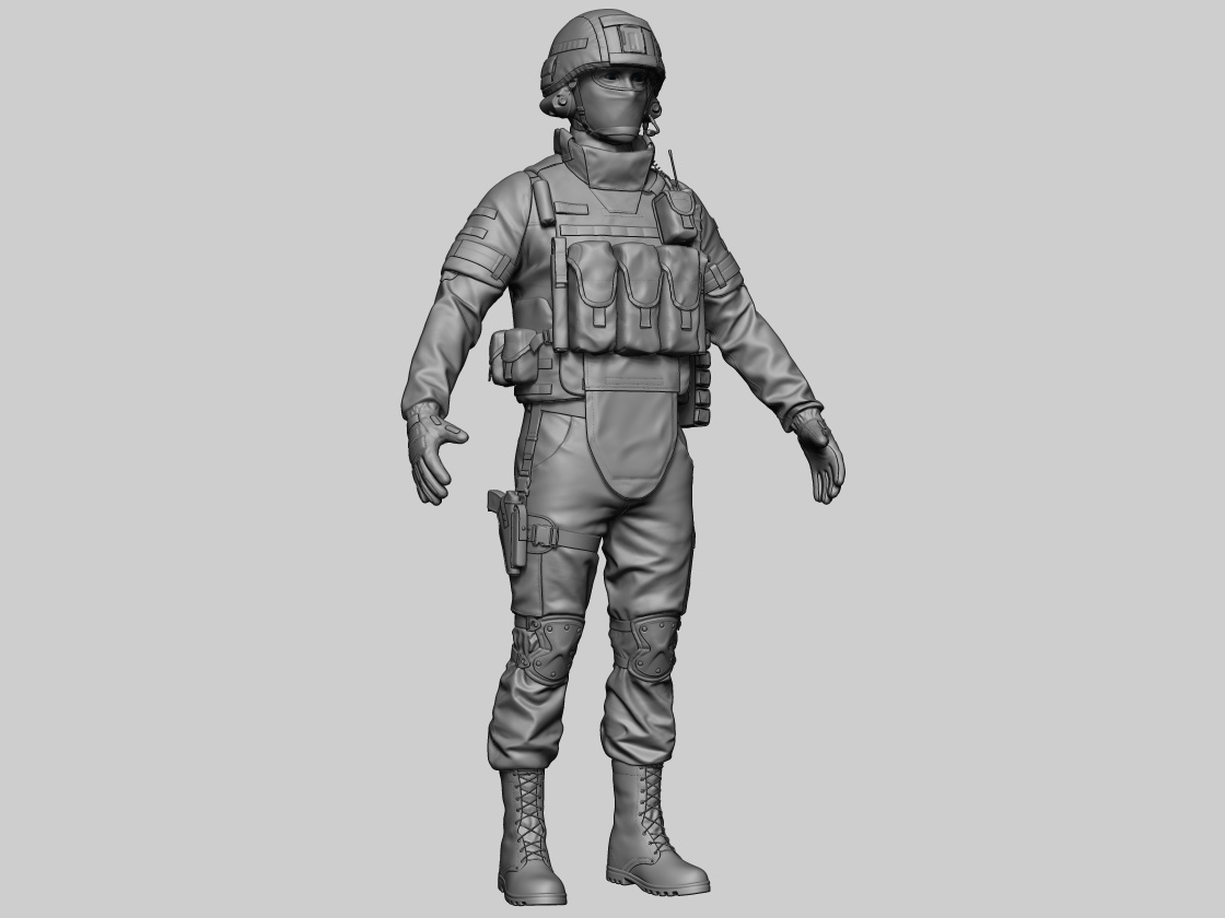 3D russian soldier model - TurboSquid 1256825