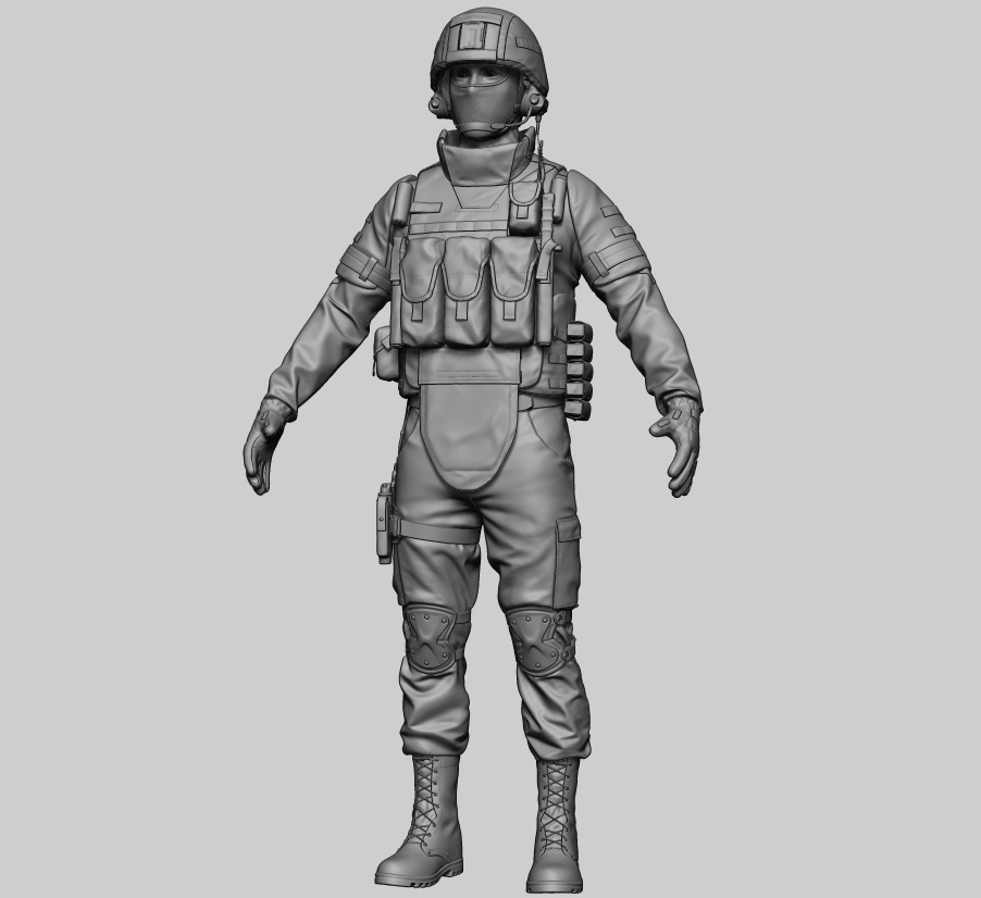 3D russian soldier model - TurboSquid 1256825