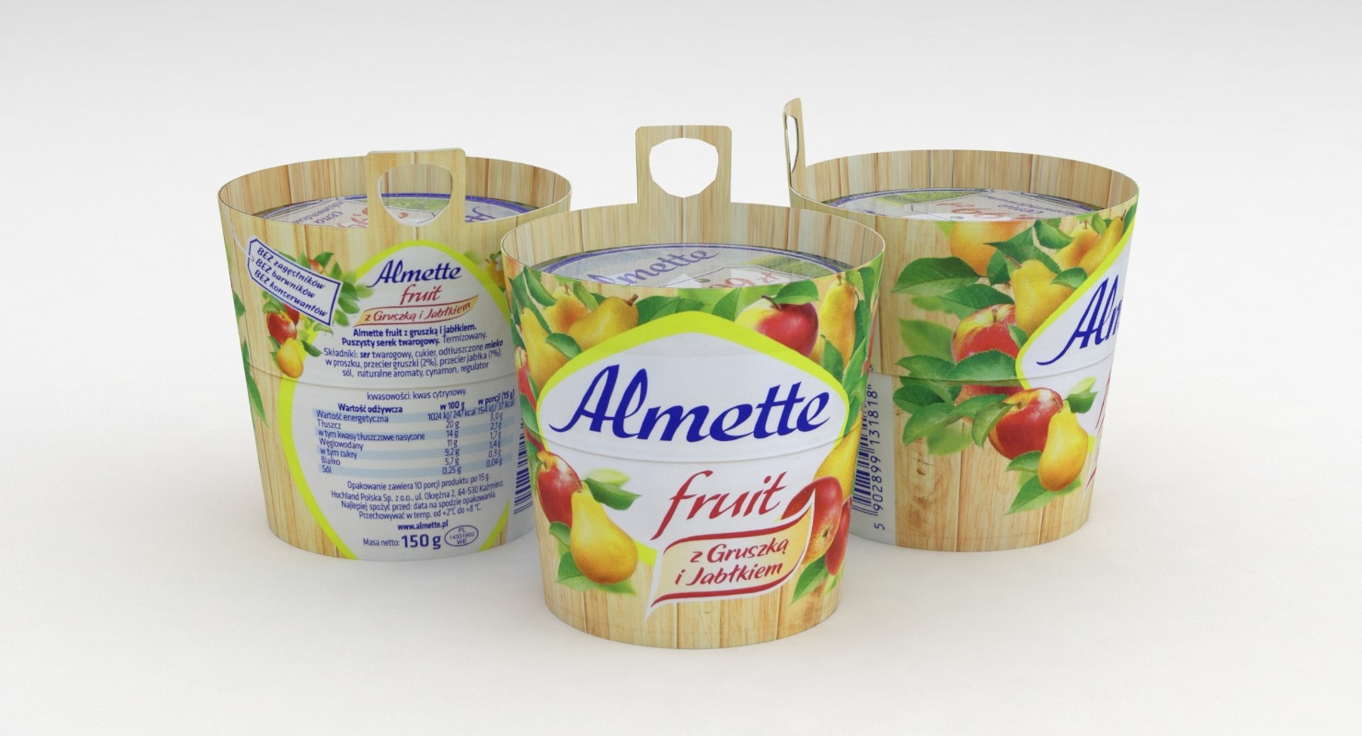 3D Almette Fruit Pear Apple Model - TurboSquid 1153925